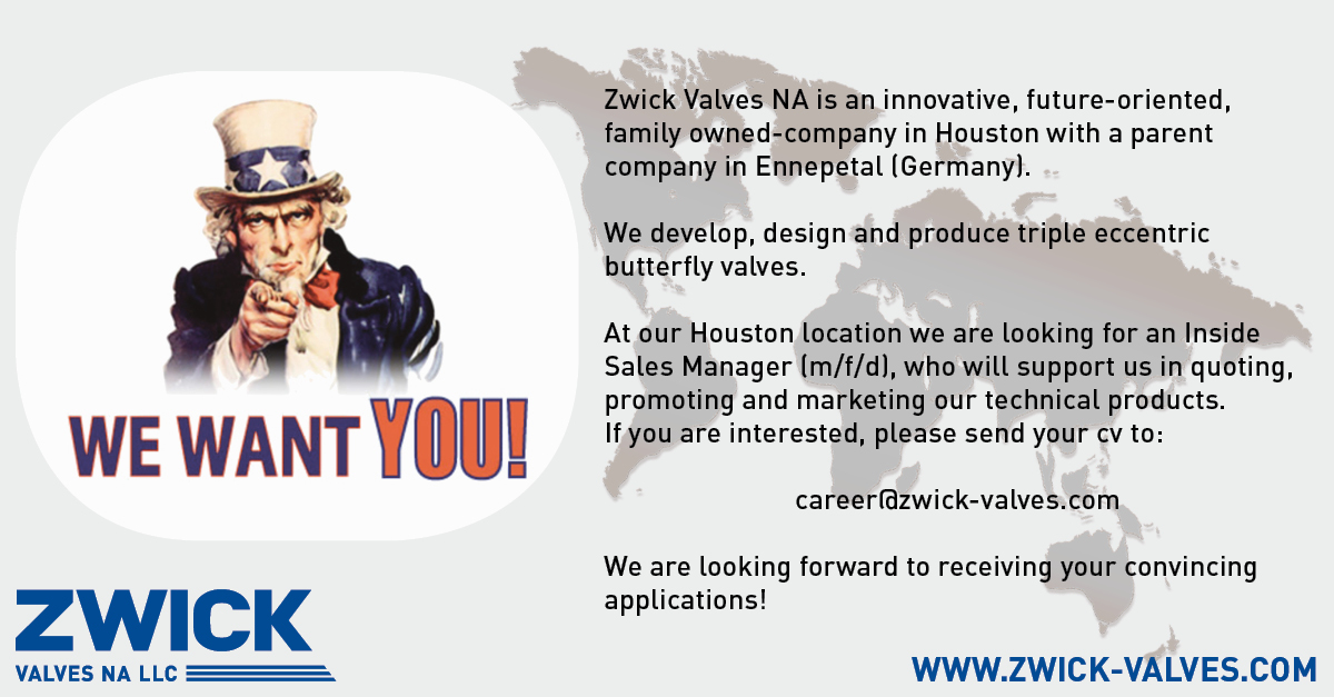 We want YOU! – Zwick Armaturen GmbH